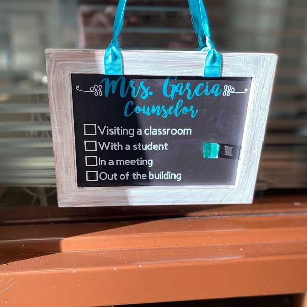 Door Sign,magnetic Door Sign,office Door Sign,coral Themed Door Sign ...