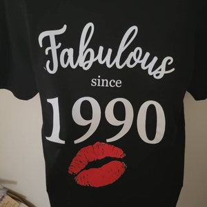 Chapter 50, Fabulous Since Birth Year 1974 SVG File Birthday Kiss Cut File Silhouette Cricut PNG ...