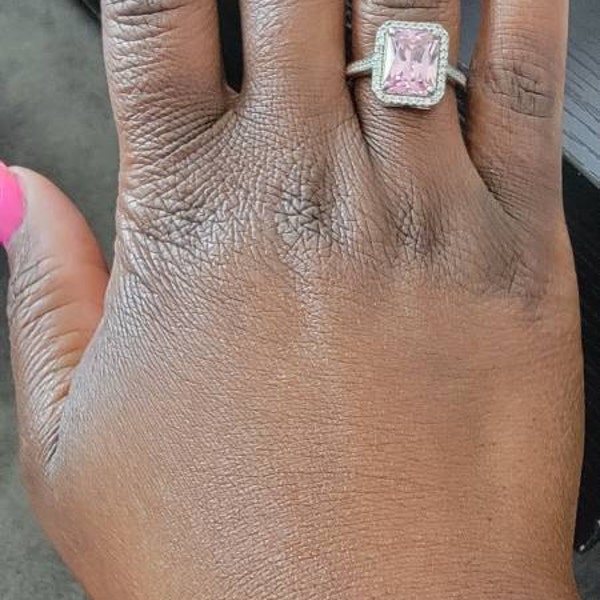 Sapphire Ring Men, Blue Sapphire Square Gemstone Handmade Silver Ring ...