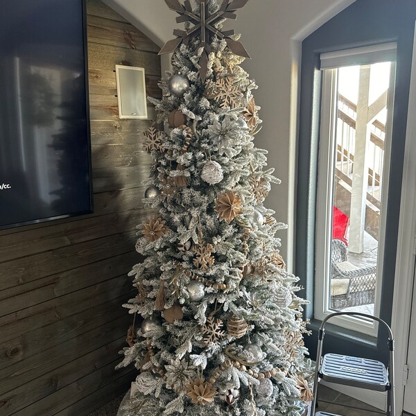 Rustic Wooden Christmas Tree, Rustic Holiday Decor, Christmas ...