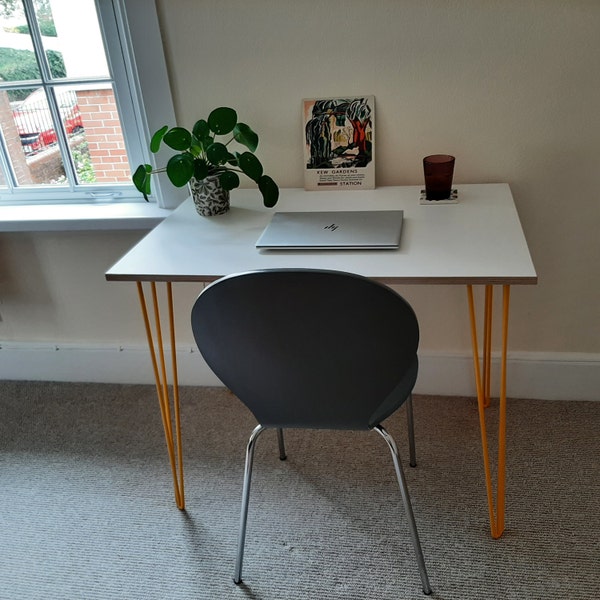 Minimalist Scandinavian Birch Plywood Desk With Hairpin Legs ...
