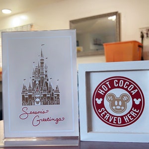 Mini Disney Sign Disney Wood Sign Tiered Tray Sign Disney Coffee Sign ...