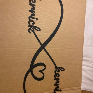 Personalized Metal Infinity Sign, Anniversary Gift, Newly Engaged Gift ...