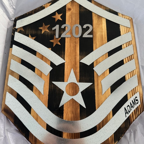 Wood and Metal US Army Rank Stripes Wall Plaque ~ Free Shipping - Etsy