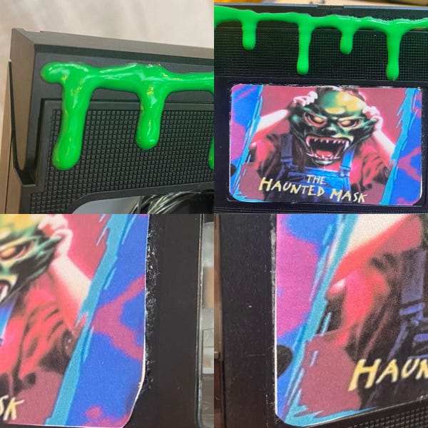 Goosebumps VHS Lamp - Terror Tower Haunted Mask Stay Out - Etsy