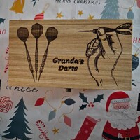 Personalised Wooden Darts Case - Etsy UK