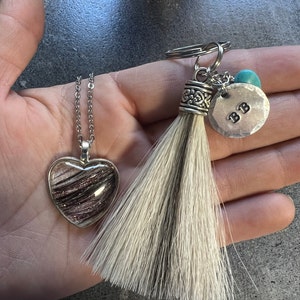 Tassel Horse Hair Key Chain With Personalized Name Charm by - Etsy
