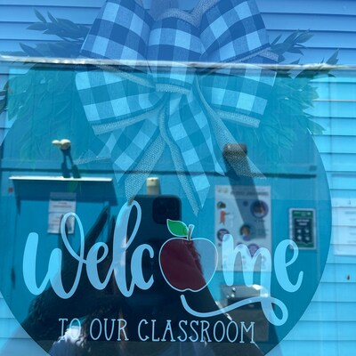 Teacher Door Teacher Door Sign Classroom Sign Teacher Gift Teacher ...