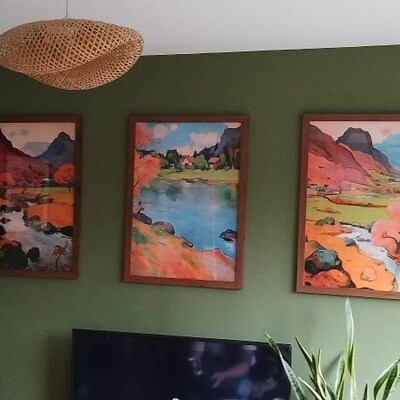 Set of 3 Chile Posters, Vintage Chilean Floral Prints, Indigenous Art ...