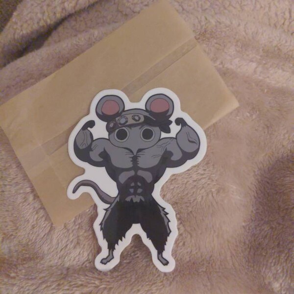 Laptop Decal | Muscle Mice Anime Sticker - Etsy