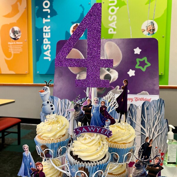 4th Birthday Cake Topper, Fourth Birthday, 4 Cake Topper, 4 Birthday ...