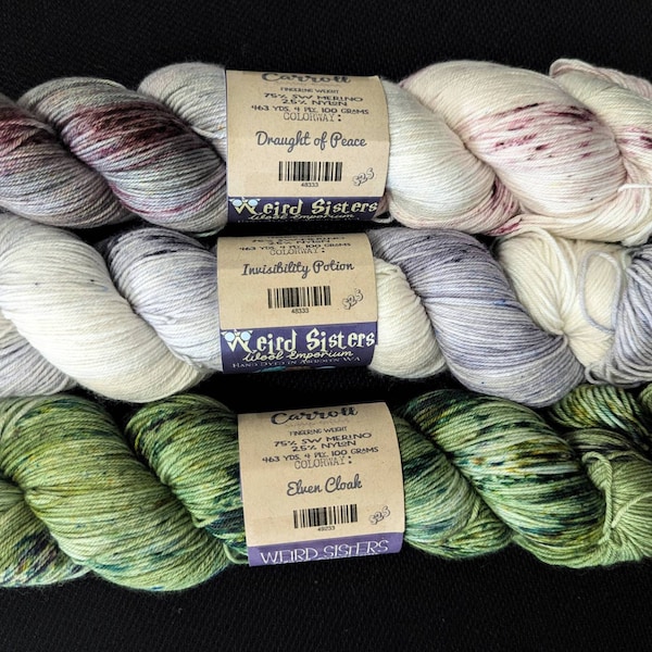 Gothic Lisa Frank Indie Dyed Yarn - Etsy