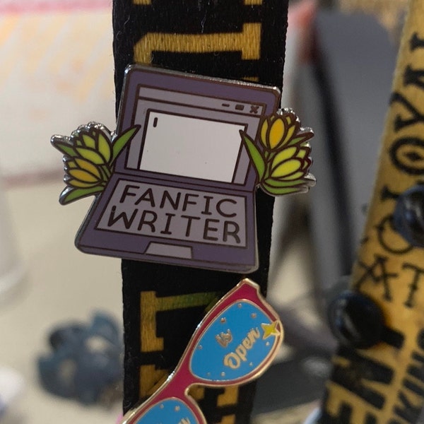 Fanfic Writer Pin, Fandom Enamel Pin, Anime Enamel Pin, Fanfic Writer ...