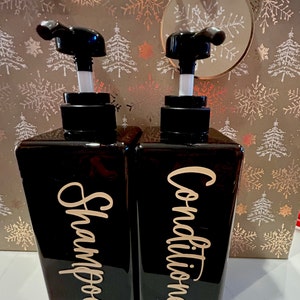 Shampoo Conditioner Body Wash Stickers Personalized Shampoo - Etsy