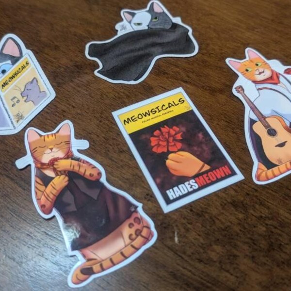 Cats Art Print (meowsicals) - Inspired by the Musical Cats - Etsy