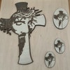 Jesus and Cross Laser Cut File. Vector File for Laser Cutting. Wall Art ...