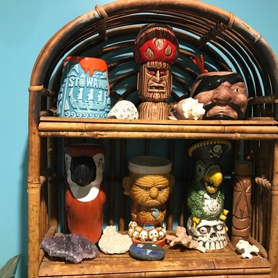 Classic Hawaiian Shirt by Murf Wear, Black and Gray Tropical Graphics ...