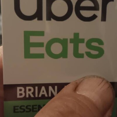 Uber Eats Driver ID Card With Your Picture Custom Picture Badge ...