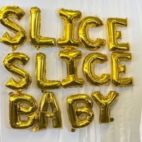 Custom Letter Balloon Banner 16 Letter & Number Foil Mylar Balloons ...