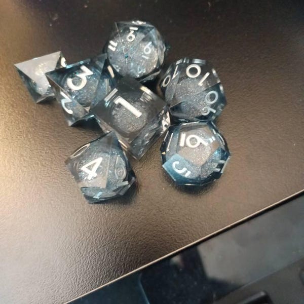 Space Dice / Cosmic Burst - Sharp Edge Dice for Dnd / Dnd Resin Dice ...