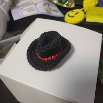 Cowboy Hat Crochet Pattern, Mini Cowboy Hat, Mini Cowgirl Hat Pink ...
