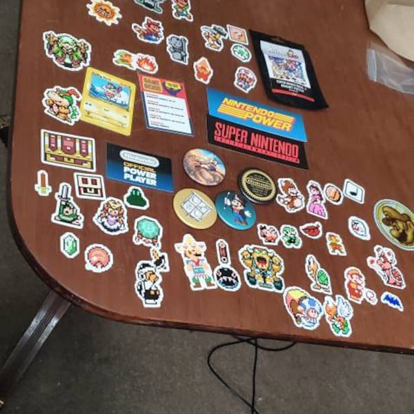 Super Mario World Sticker Set 48 Pieces - Etsy
