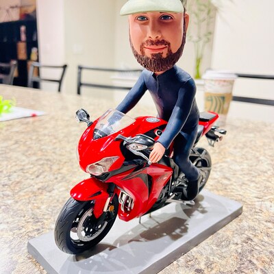 Custom Bobbleheads on Harley Davidson, Bobbleheads Custom on Motor ...