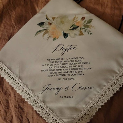 CUSTOM MESSAGE SPANISH Mother of the Bride Gift, Father of the Bride ...