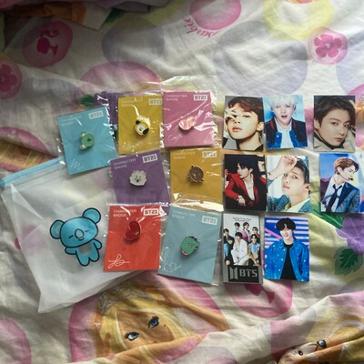 BTS Button/pins Set of 7 each of the Members/or Get an - Etsy