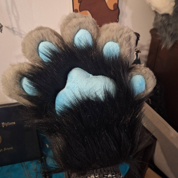 5-fingered Paws Fluffy Handpaws PDF Pattern - Available for Digital ...