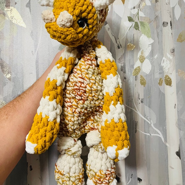 Big Little Maven Monster Knotted Lovey Crochet Monster PATTERN - Etsy