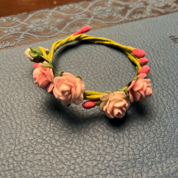 Doll Flower Crown, Victorian Style Fashion Doll Attribute, Cute ...