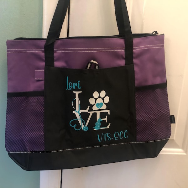 Veterinary Technician Bag, Vet Tech Bag, Gift for Vet Tech Week ...