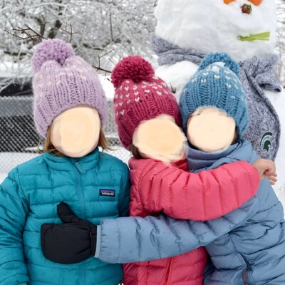 Custom Knit Hat Tiny Heart Knit Toque for Baby and Kids - Etsy Canada