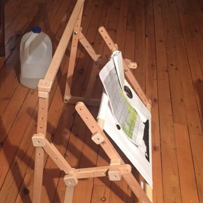 Needlework Adjustable Lap Table Stand Hands Free Wooden Embroidery ...