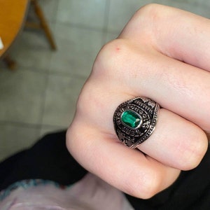 Customized Sterling Silver High School and College Class Ring Classic ...