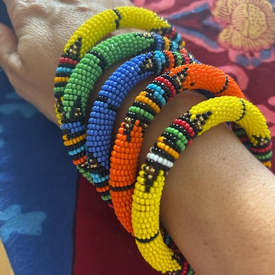 African Beaded Bracelets, Zulu Bracelets, Maasai Wrist Bracelets ...
