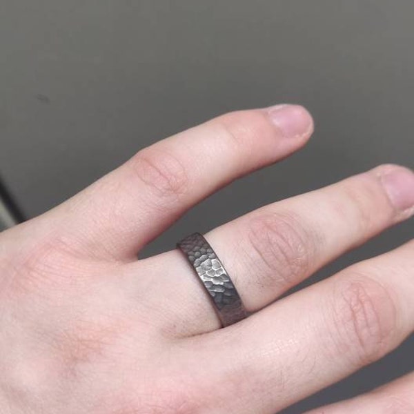 Simple Titanium Ring, Classic Wedding Band, Mens Modern Ring, Womens ...