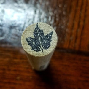 Canyon Maple Rubber Stamp - Etsy