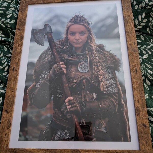 Custom Viking Woman Portrait From Photo (digital Download) - Etsy