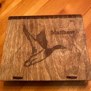 Personalized Duck Call Box Custom Duck Hunter Box Hunting - Etsy