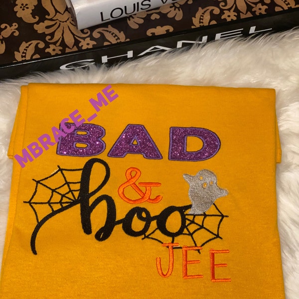 Halloween Boo Embroidery Design 7 Sizes Formats: Dst Exp Hus Jef Pes ...