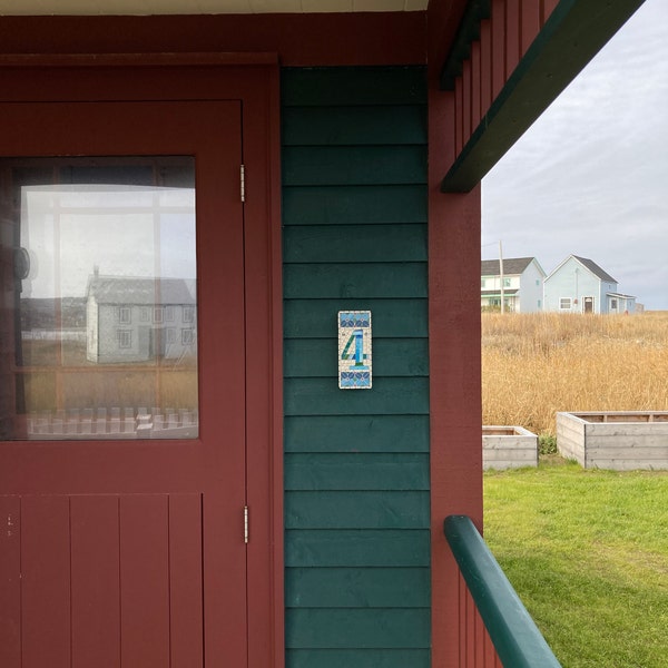 Mosaic House Number, Single Digit, Address Plaque, Made to Order - Etsy