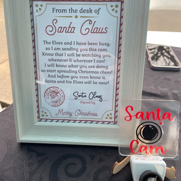 Santa Nightlight Letter, Santa Cam Letter, Santa Nightlight, Santa ...
