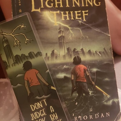 Don't Judge a Book by It's Movie Bookmark Inspired by the Percy Jackson ...
