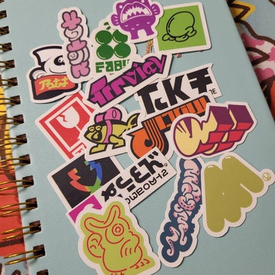 Splatoon Brand Logos New Logos and Splatoon 3 Graffiti Added - Etsy UK