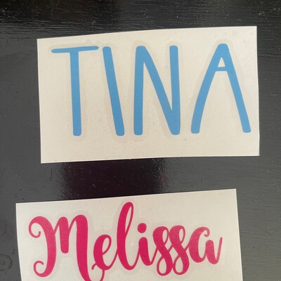 Name Decal, Stickers, Custom Stickers, Custom Name Sticker, Decals for ...