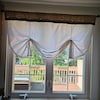 Black Ruffle Kitchen Modern Farmhouse Valance Natural Burlap - Etsy