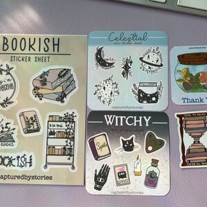 The Reader Holographic Sticker - Etsy