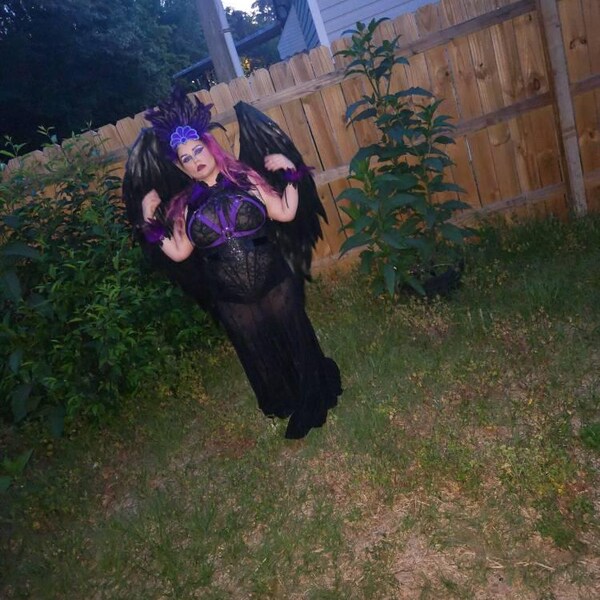 Large Bat Wings | Black Dragon Wings | Bat Wings Cosplay for Halloween ...